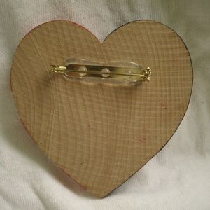 Jewelry | Vintage Patriotic Heart Pin American Flag Design | Poshmark